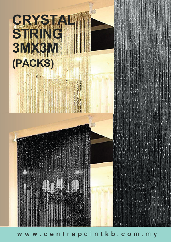 Crystal String 3Mx3M (Packs) – Perniagaan Centrepoint