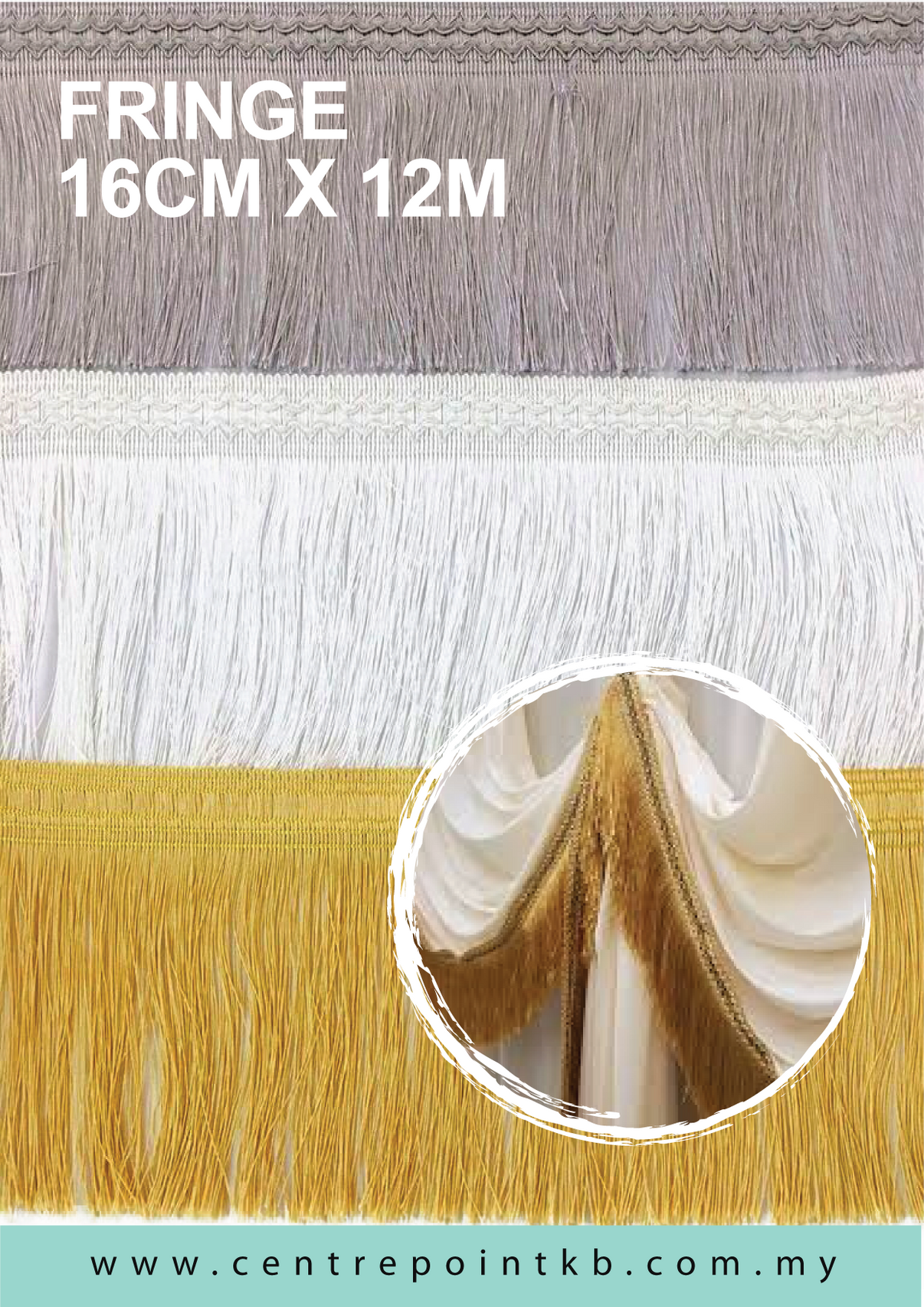 Fringe 16cm x 12m (Pieces) – Perniagaan Centrepoint