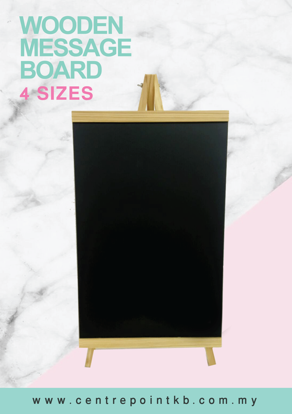 Wooden Message Board – Perniagaan Centrepoint